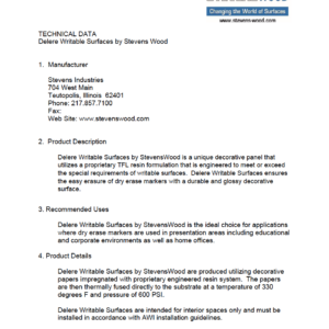 Download Resources | STEVENSWOOD® Support Materials