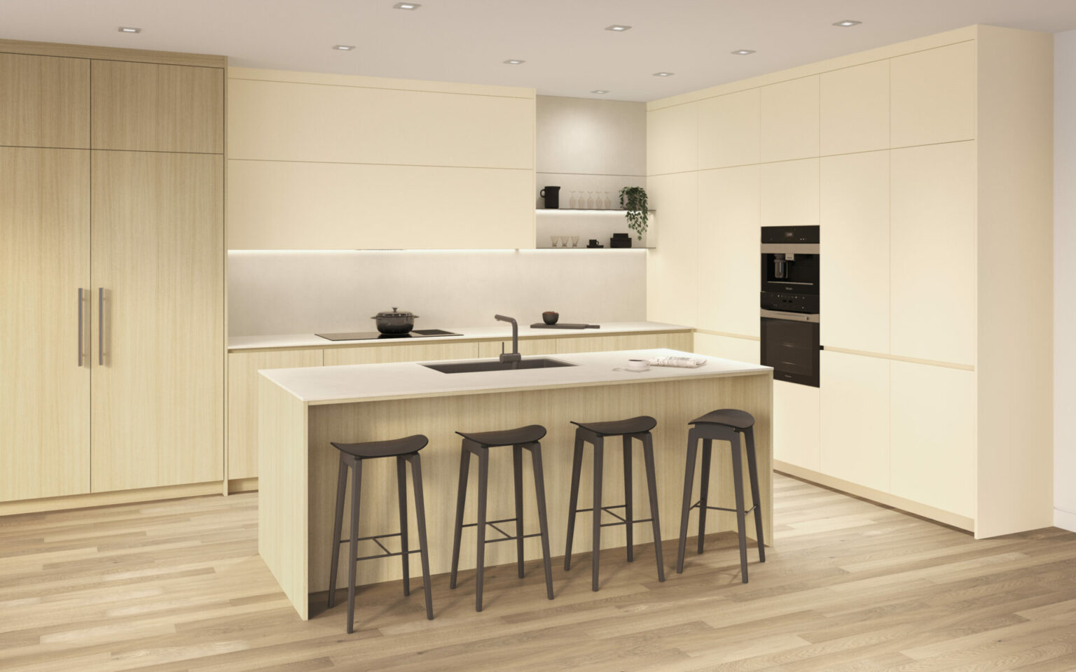 592 Battle Creek Oak | STEVENSWOOD® Thermally Fused Laminate Panels (TFL)